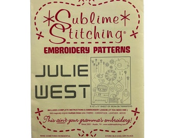 Sublime Stitching Embroidery Patterns Iron on Transfer Hand - Etsy