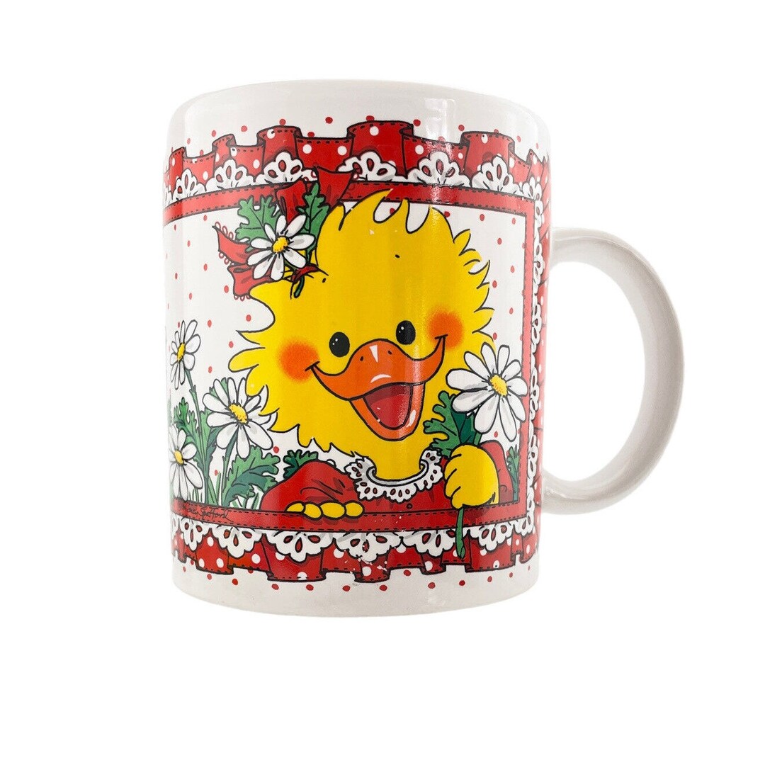 Suzy's Zoo Mug Gift Suzy Ducken Ruffles N Lace Daisies Hold 12 Oz ...