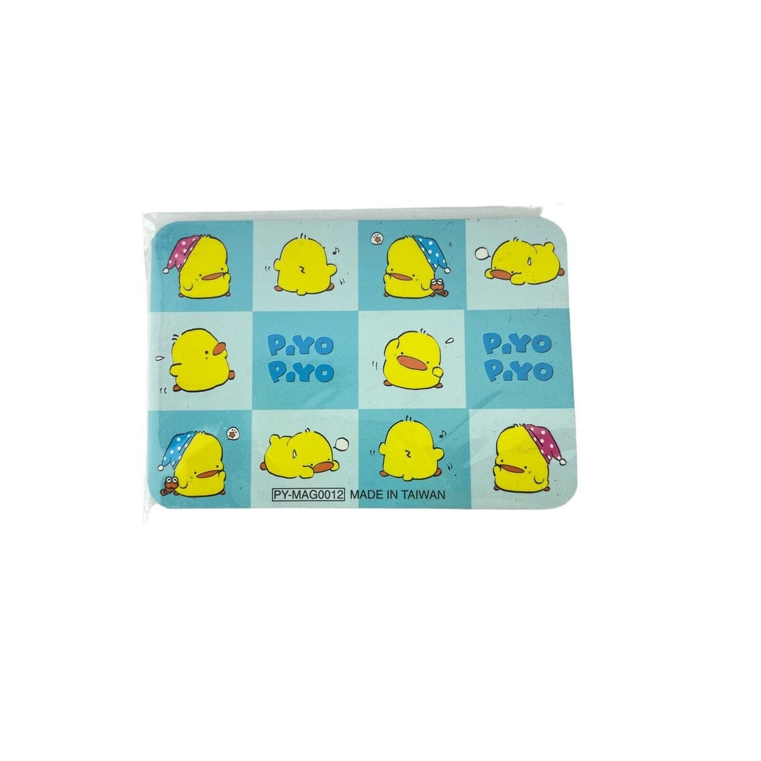 USW Address Book Piyo Piyo Yellow Bird Blue Mini Foldable Wallet Size ...