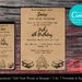 Editable Camping Birthday Invitation Smores Birthday Rustic Birthday ...