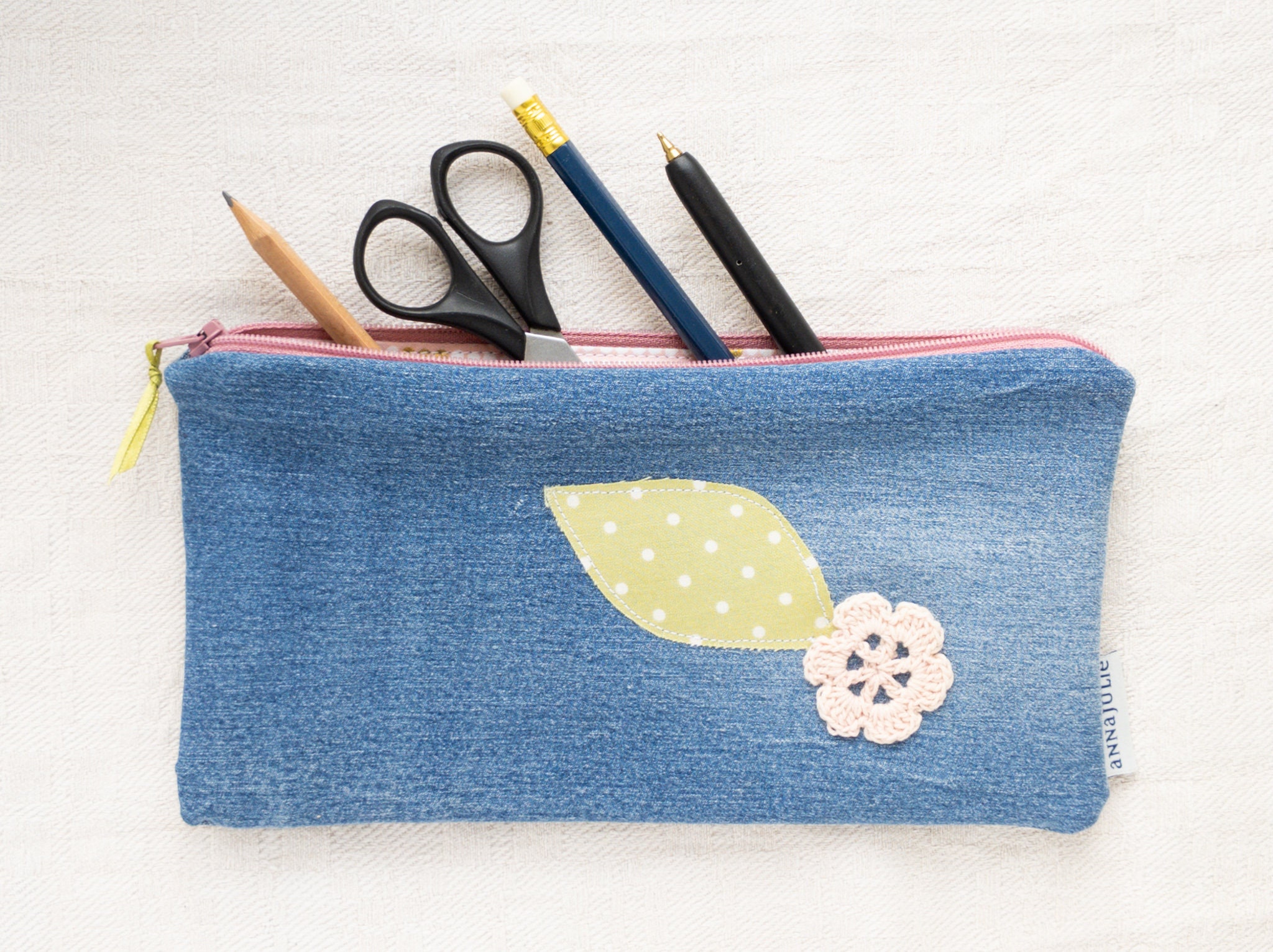 Office & School Supplies Home & Living Upcycling pencil case made of ...