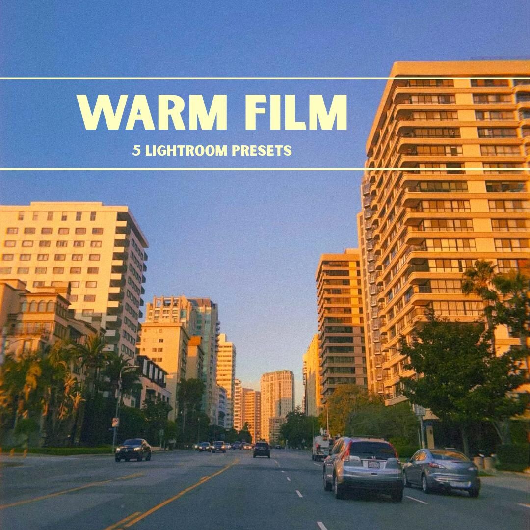 Warm Film Lightroom Presets: Vintage Retro Photography Filters (digital ...