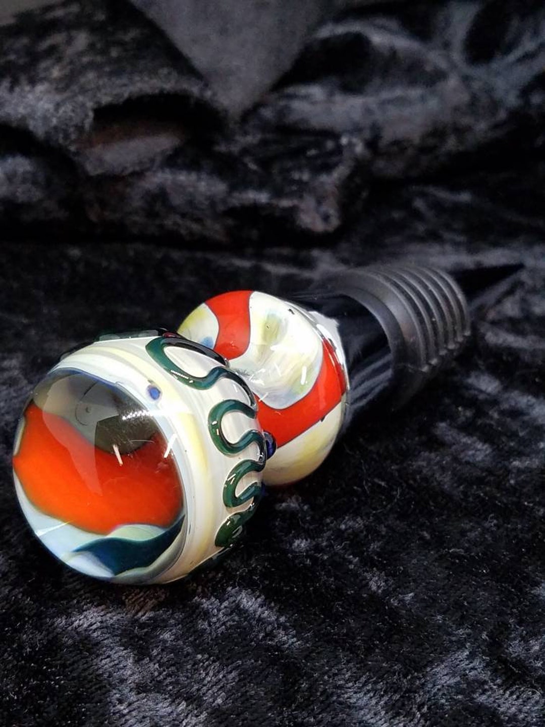 Vortex Marble Bottle Stopper - Etsy