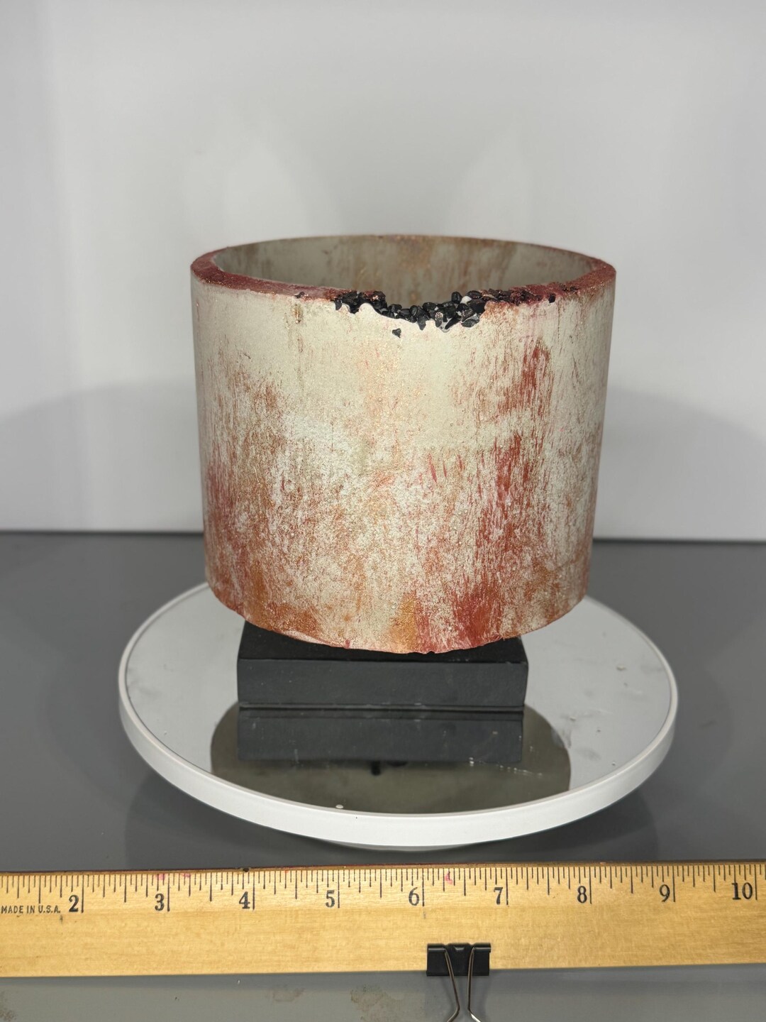 Custom Hand-colored Concrete Flower Pot | Artistic Modern Planter | the ...