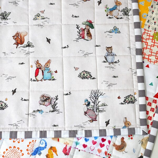 Rabbit Quilt - Etsy