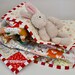 Handmade Patchwork Baby Quilt, spring Bunny Rabbits. Can Be ...