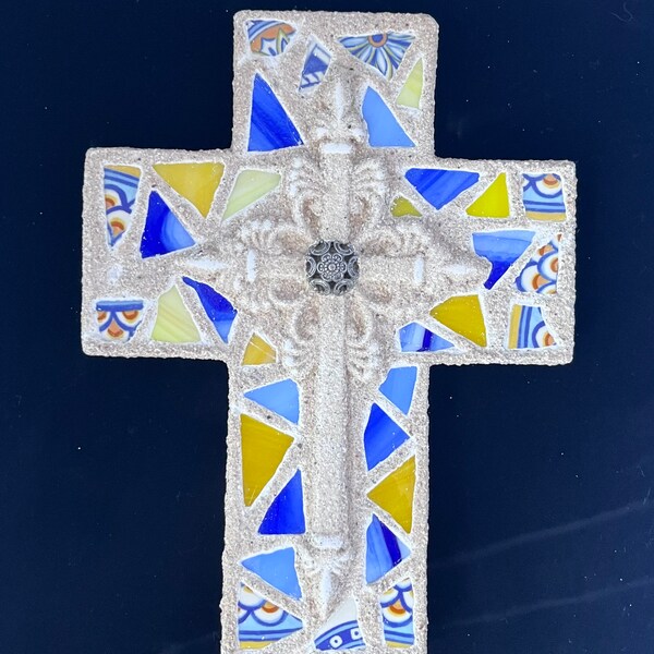 Mosaic Cross - Etsy