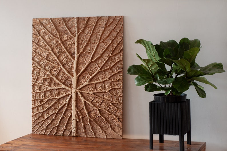 Wall Decor 3d Panel Leaf Wooden Decoration for Your Home - Etsy