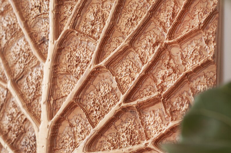 Wall Decor 3d Panel Leaf Wooden Decoration for Your Home - Etsy