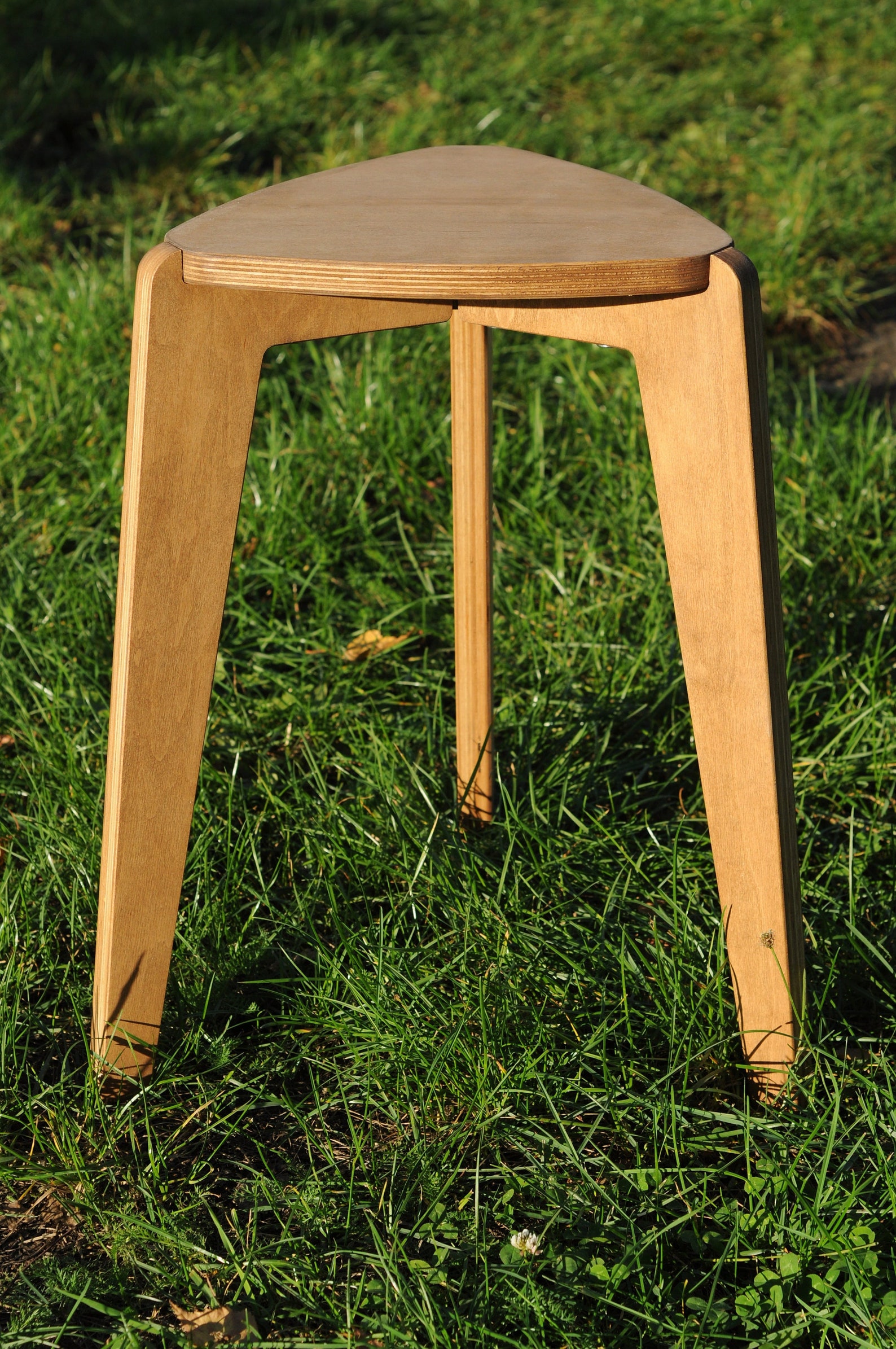NEW Model of Triangle Stool Wooden Stool for Child Adult or - Etsy