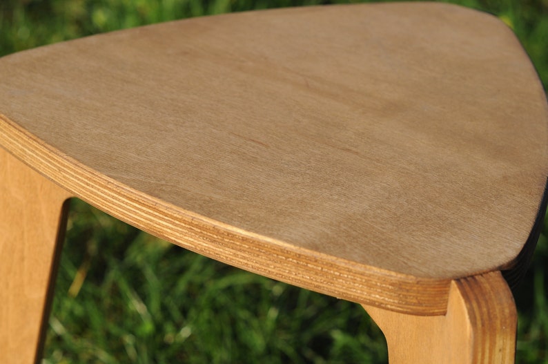 NEW Model of Triangle Stool Wooden Stool for Child Adult or - Etsy