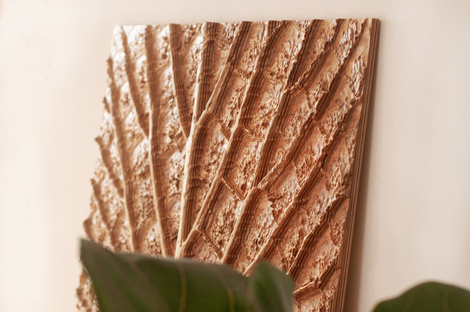 Wall Decor 3d Panel Leaf Wooden Decoration for Your Home - Etsy