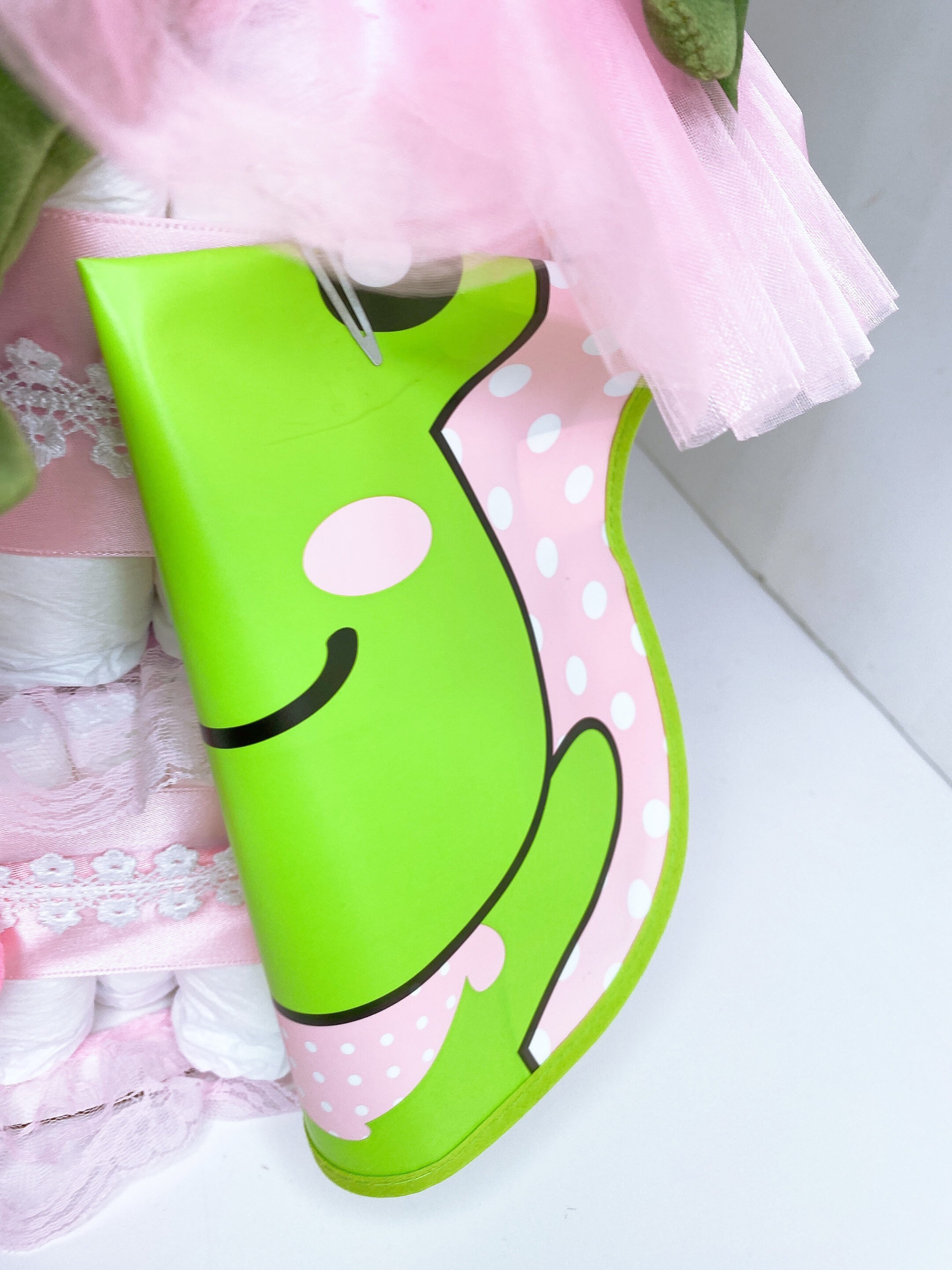 Frog Diaper Cake Frog Themed Frog Baby Shower Girl Diaper - Etsy