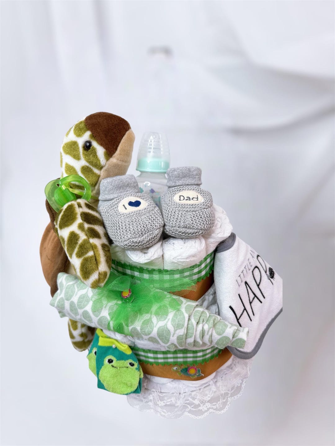 Turtle Diaper Cake Centerpiece: Baby Shower Theme - Etsy