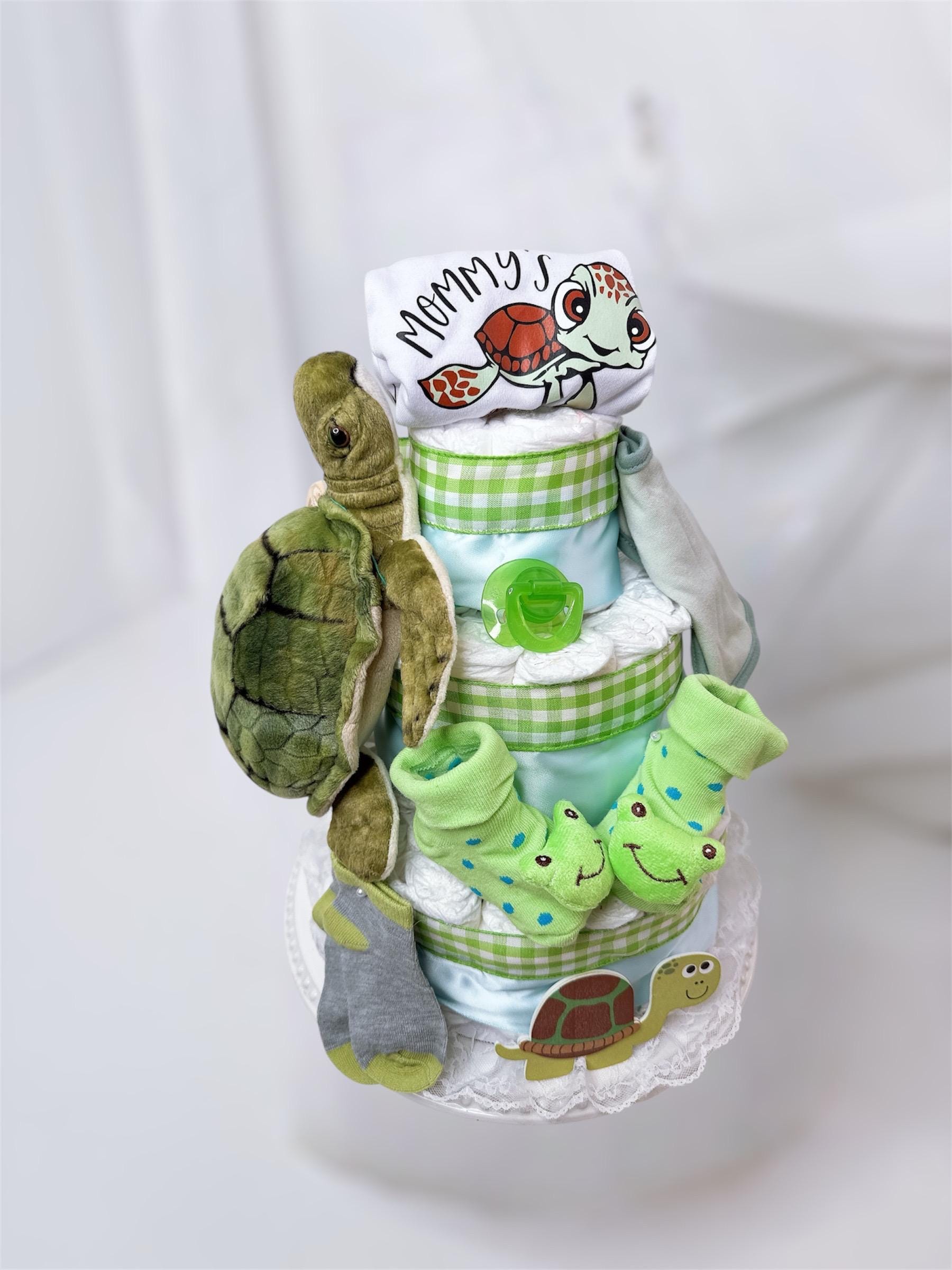 Turtle Baby Shower Diaper Cake 28 Turtle Boy Diaper Cake Ideas
