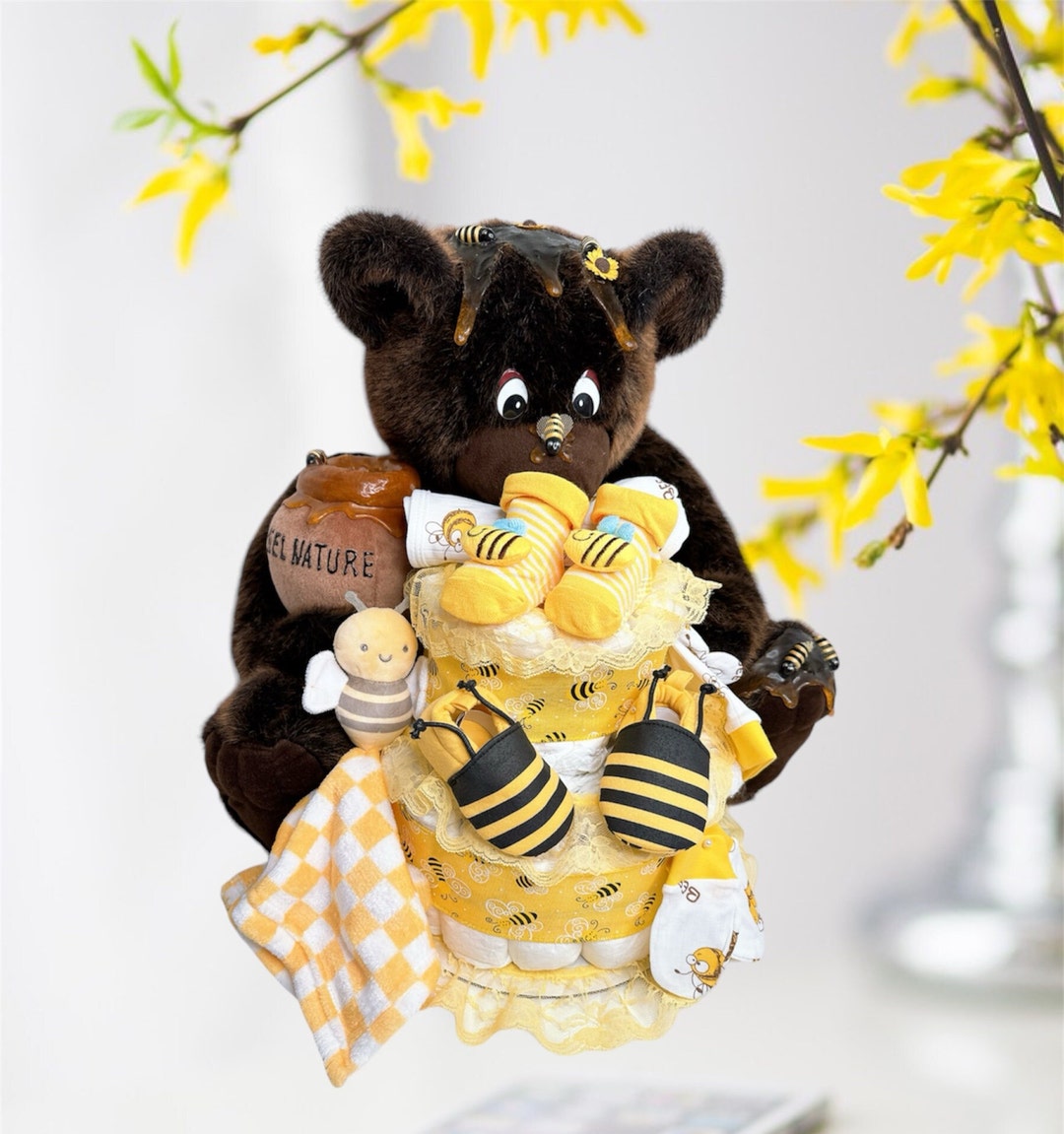 Bumblebee Diaper Cake, Bee Baby Shower, - Etsy
