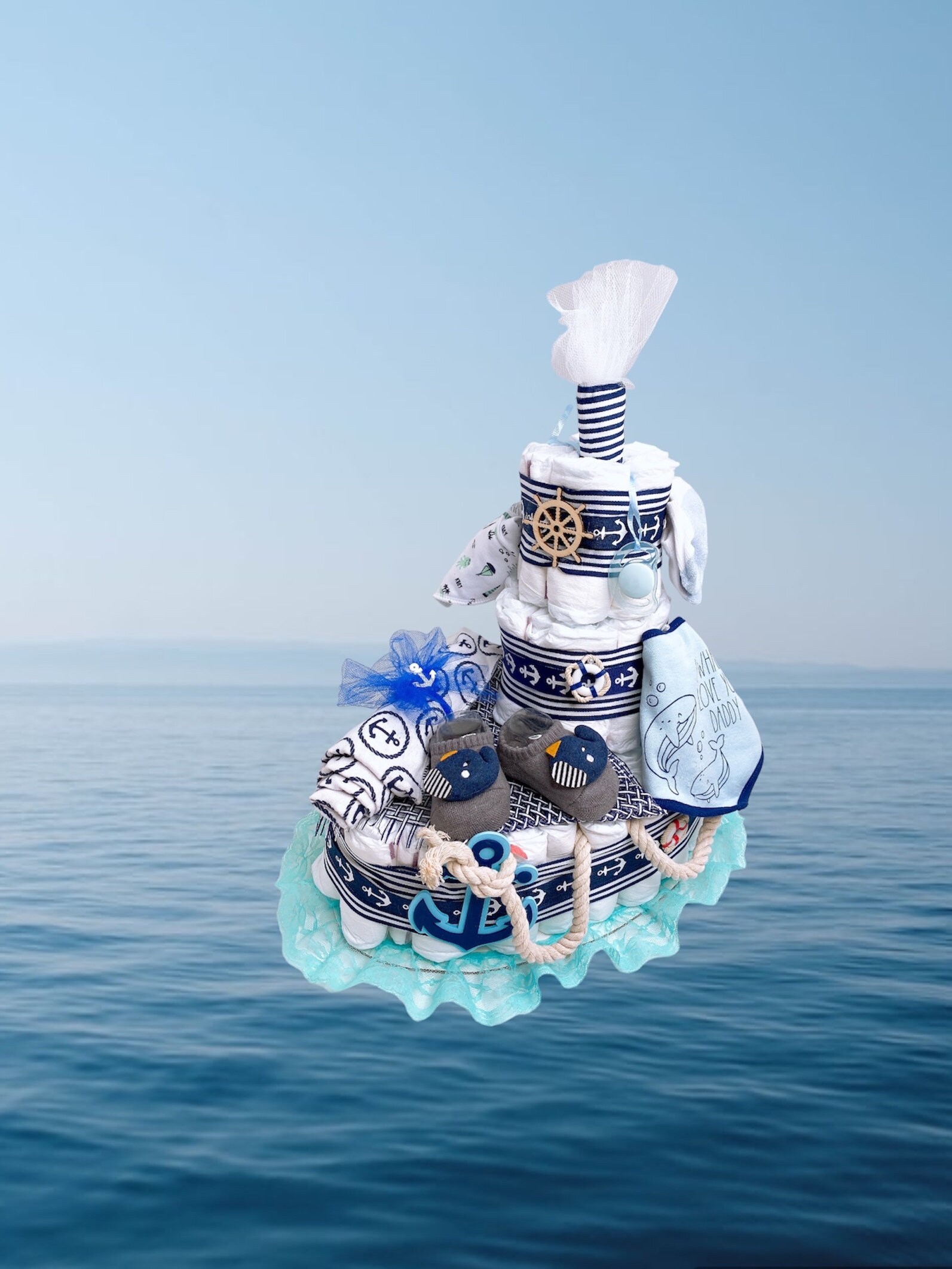 Ship Diaper Cake Boat Diaper Cake Nautical Diaper Cake - Etsy
