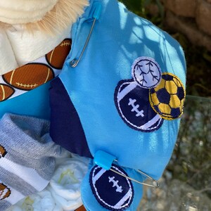 Sports Diaper Cake, Football Diaper Cake, Sport Themed - Etsy