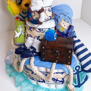Pirate Ship Diaper Cake Pirate Themed Pirate Baby Shower - Etsy