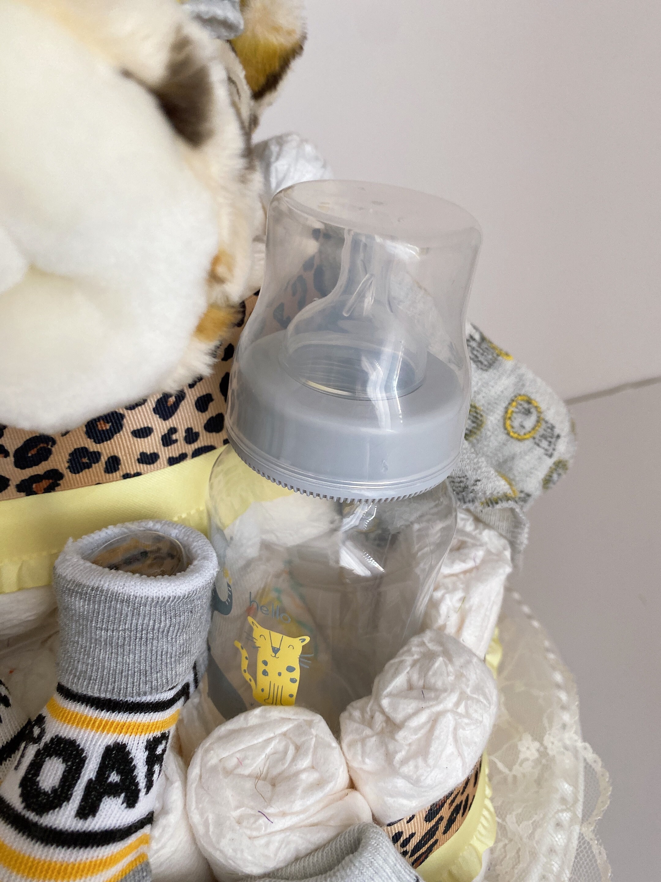 Tiger Diaper Cake Tiger Themed Safari Diaper Cake - Etsy