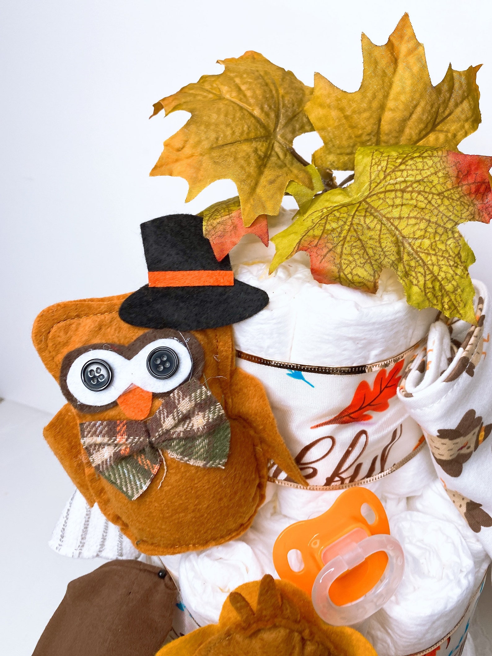 My 1st Thanksgiving Diaper Cake Thanksgiving Themed - Etsy