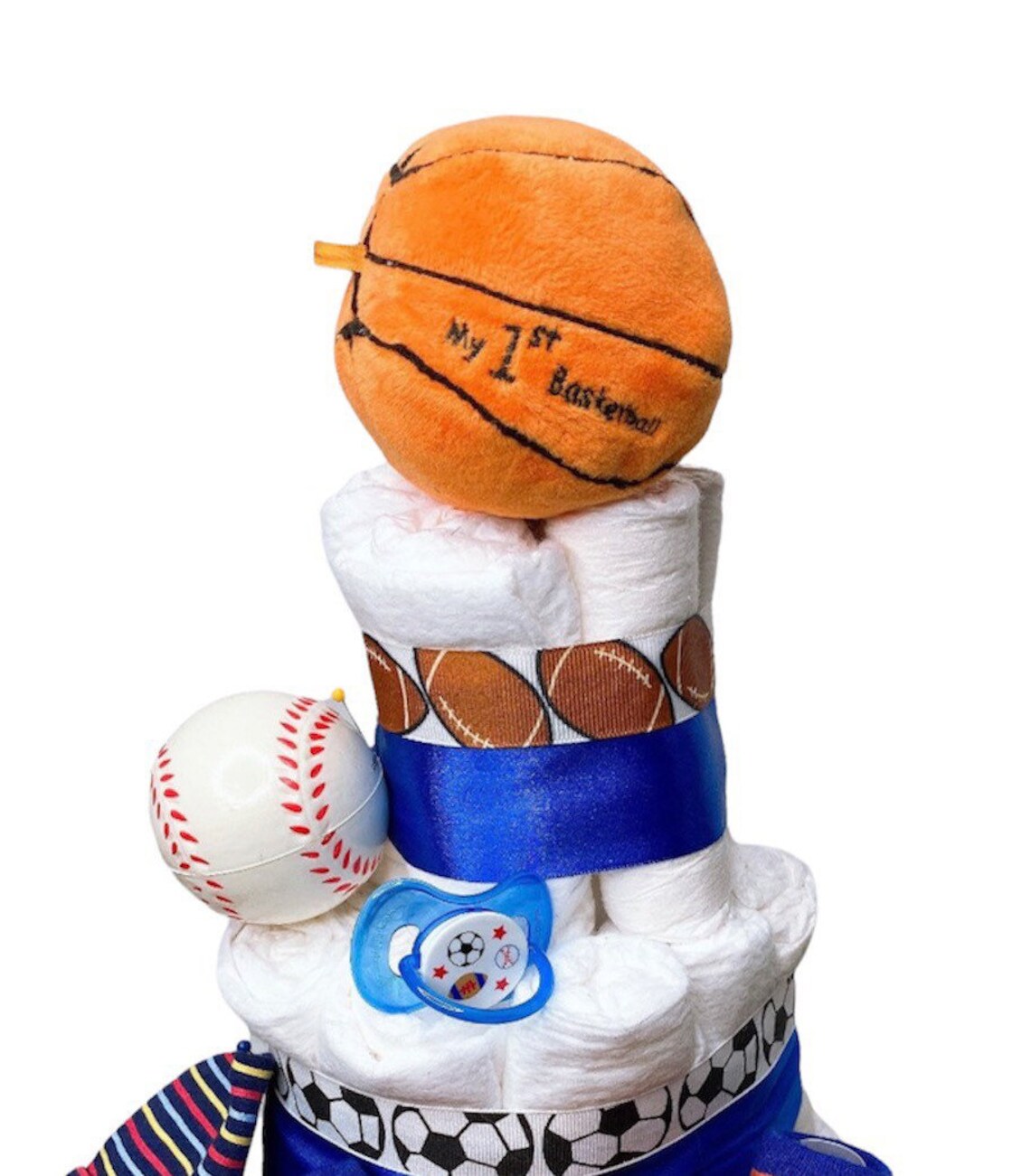 Sports Diaper Cake Baseball Diaper Cake Sport Themed - Etsy