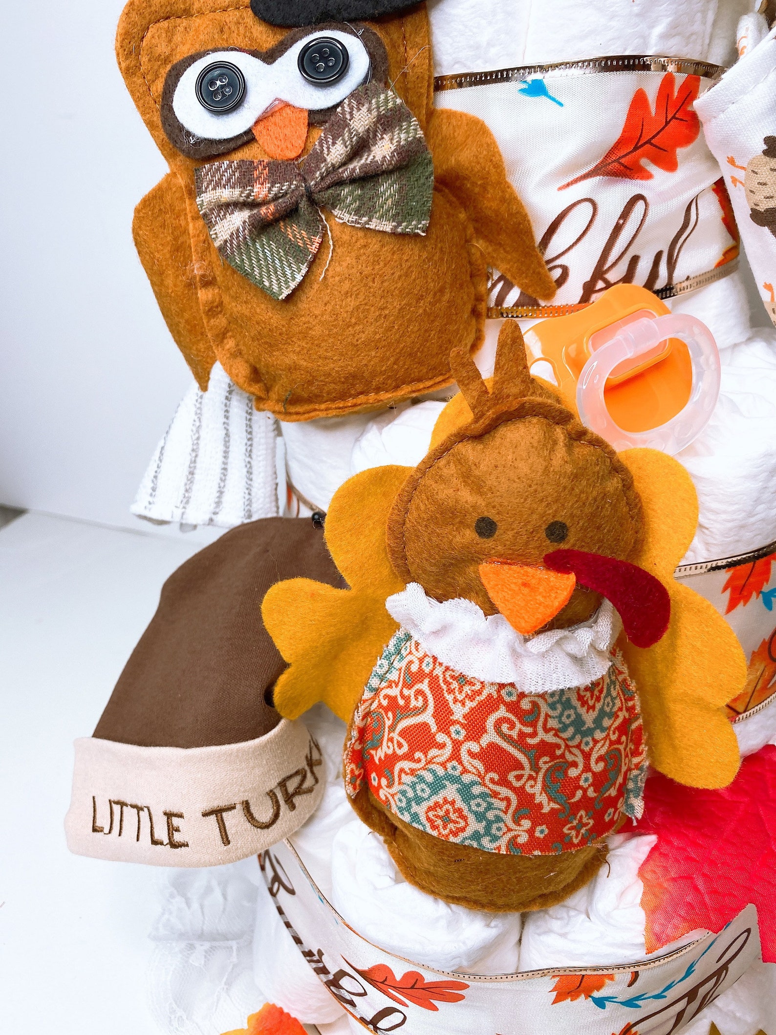 My 1st Thanksgiving Diaper Cake Thanksgiving Themed - Etsy