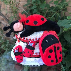 Ladybug Diaper Cake,ladybug Theme - Etsy