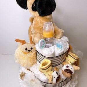 Puppy Diaper Cake, Dog Diaper Cake, Boy Diaper Cake, Centerpiece - Etsy