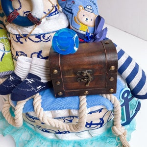 Pirate Ship Diaper Cake Pirate Themed Pirate Baby Shower - Etsy