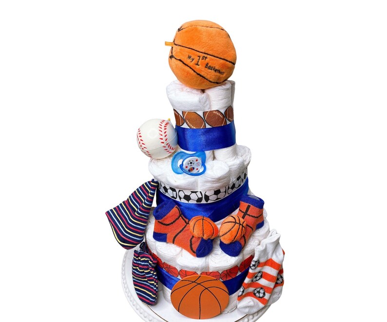 Sports Diaper Cake Baseball Diaper Cake Sport Themed - Etsy
