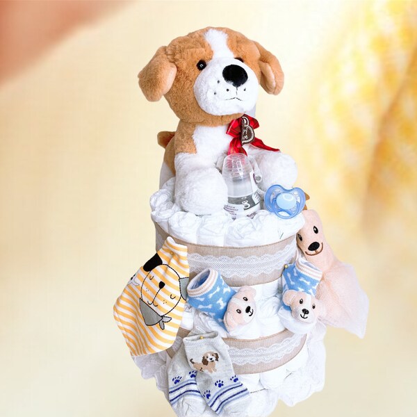 Unisex Diaper Cake - Etsy