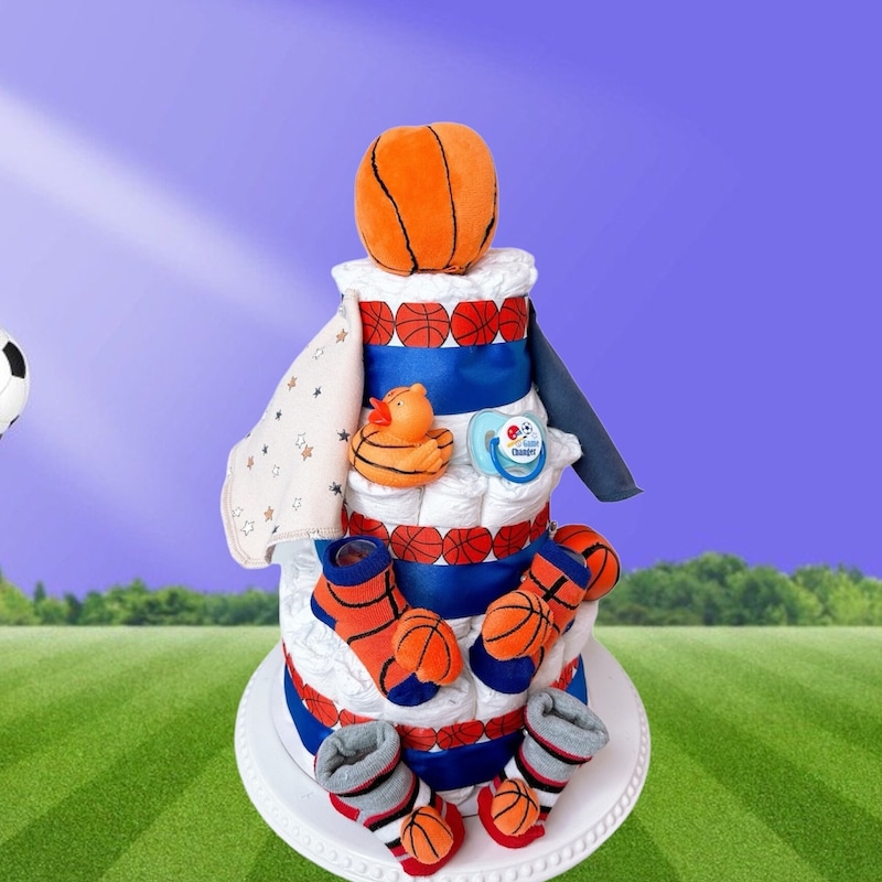 Orange Diaper Cake - Etsy