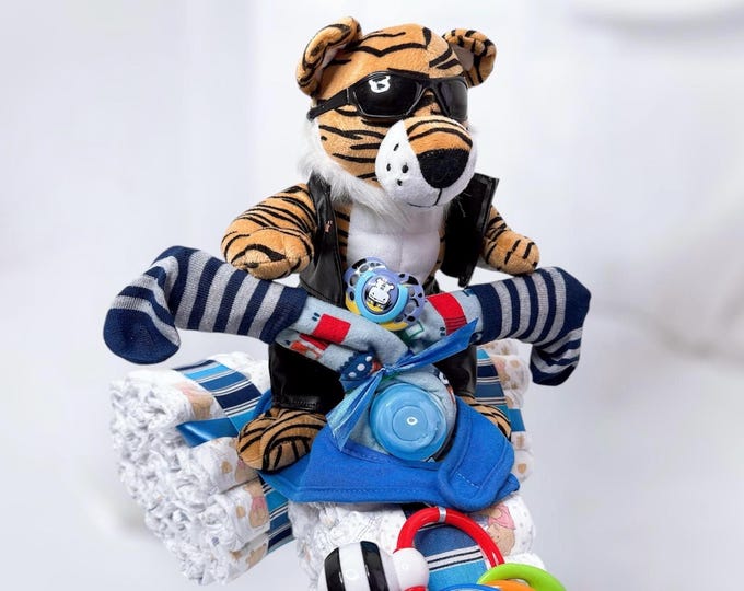 Motorcycle Diaper Cake - Etsy
