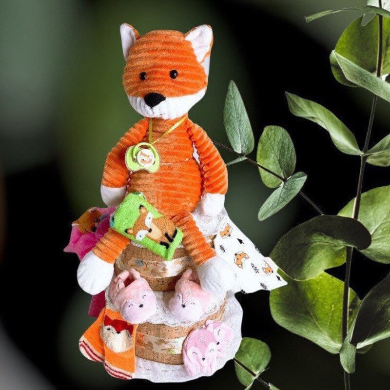 Fox Diaper Cake - Etsy