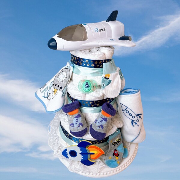 Airplane Diaper Cake - Etsy