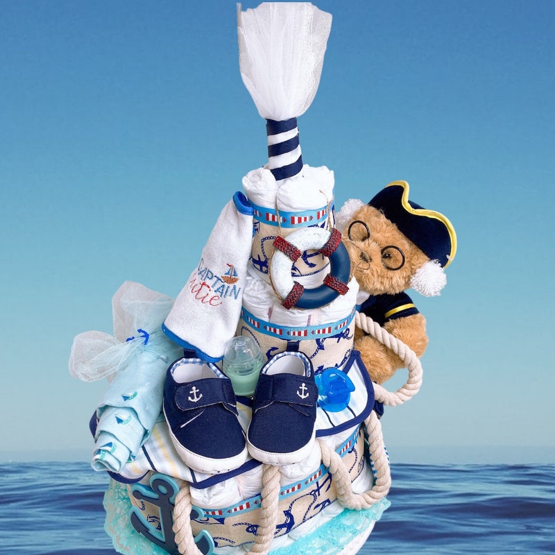 Boat Diaper Cake - Etsy