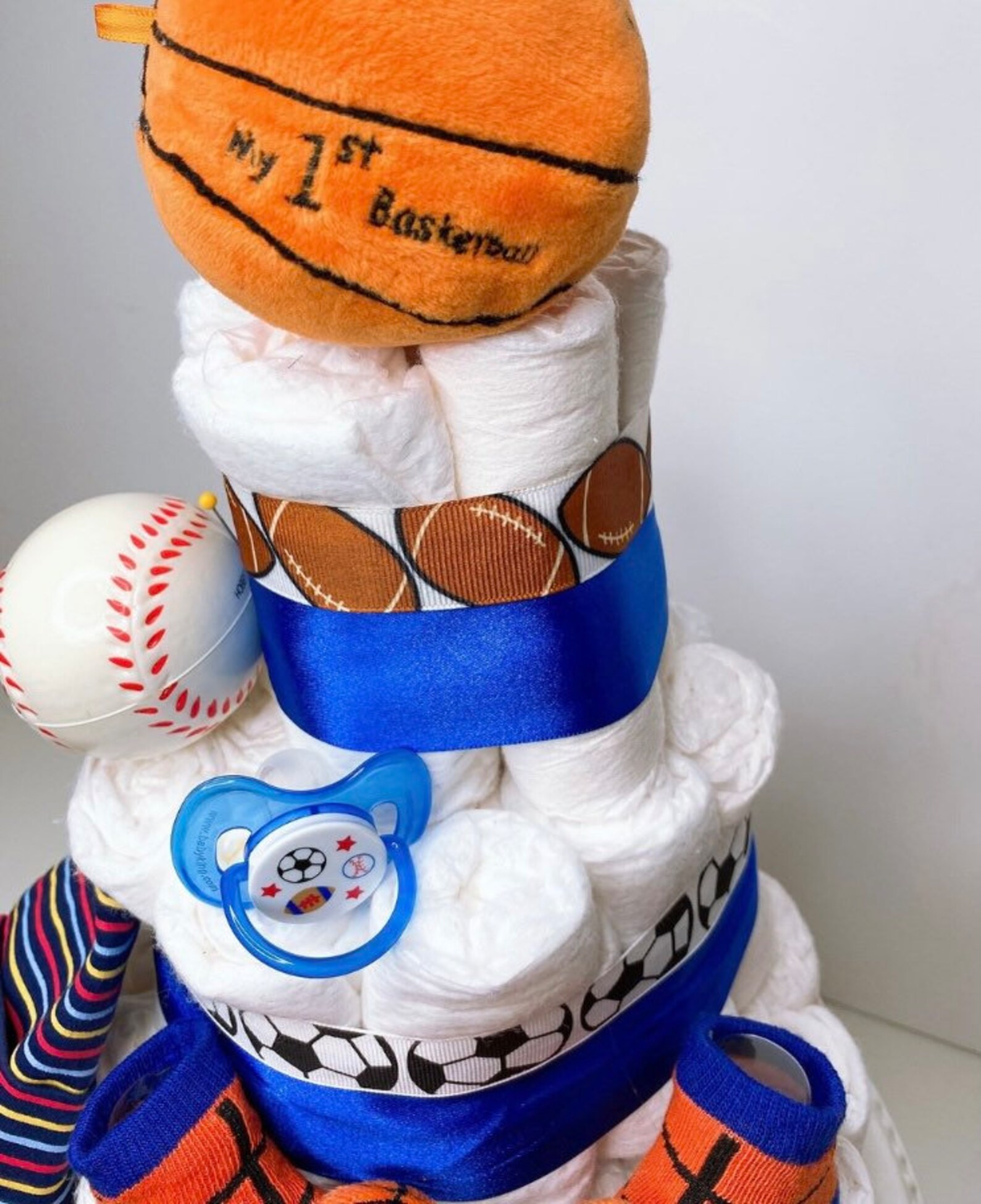 Sports Diaper Cake Baseball Diaper Cake Sport Themed - Etsy