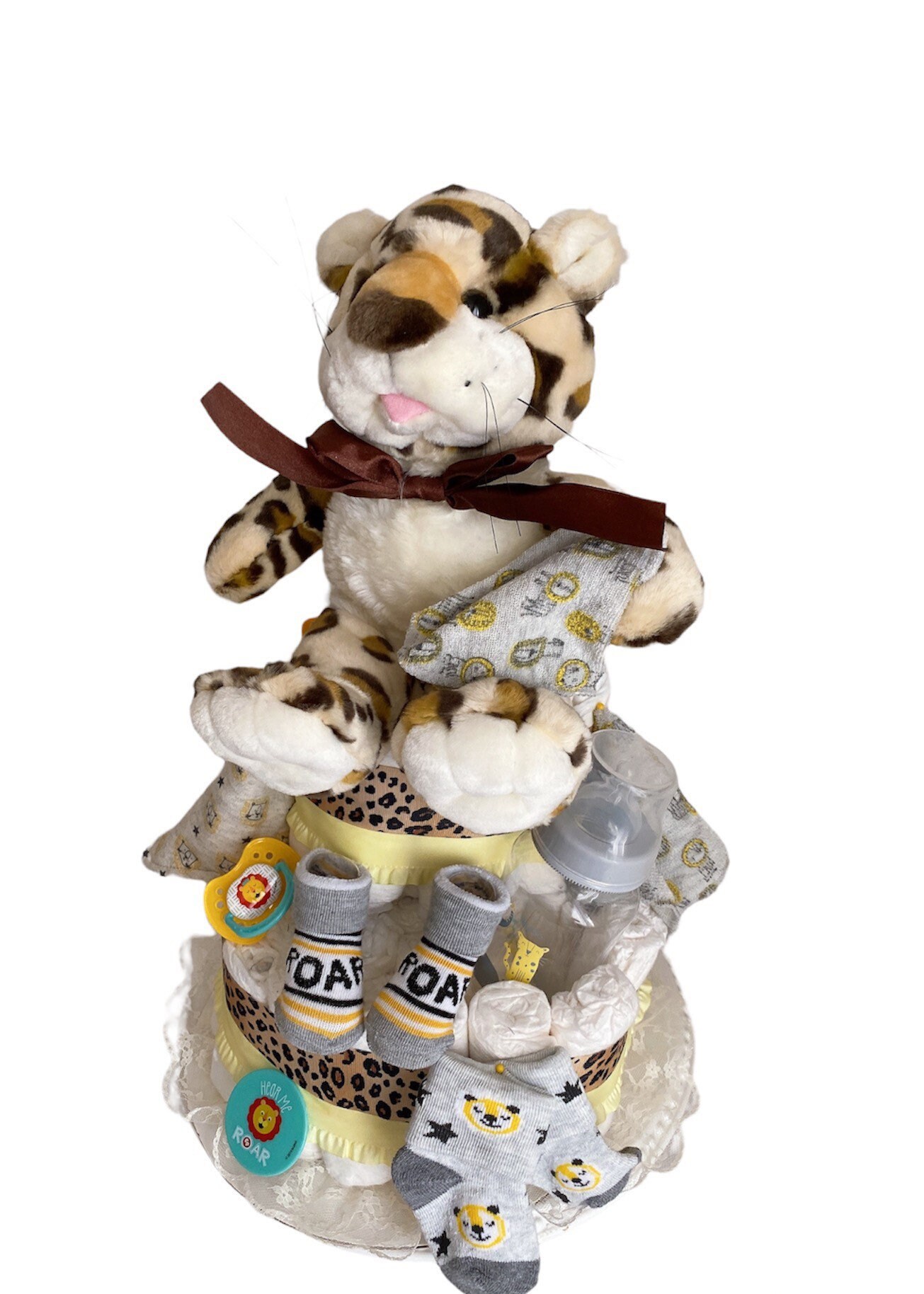 Tiger Diaper Cake Tiger Themed Safari Diaper Cake - Etsy