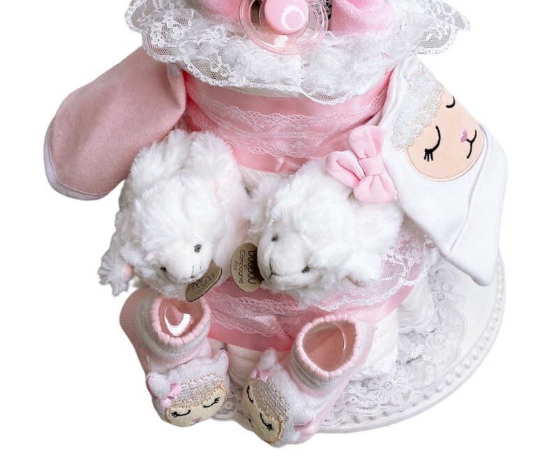 Lamb Diaper Cake Easter Diaper Cake Easter Themed - Etsy