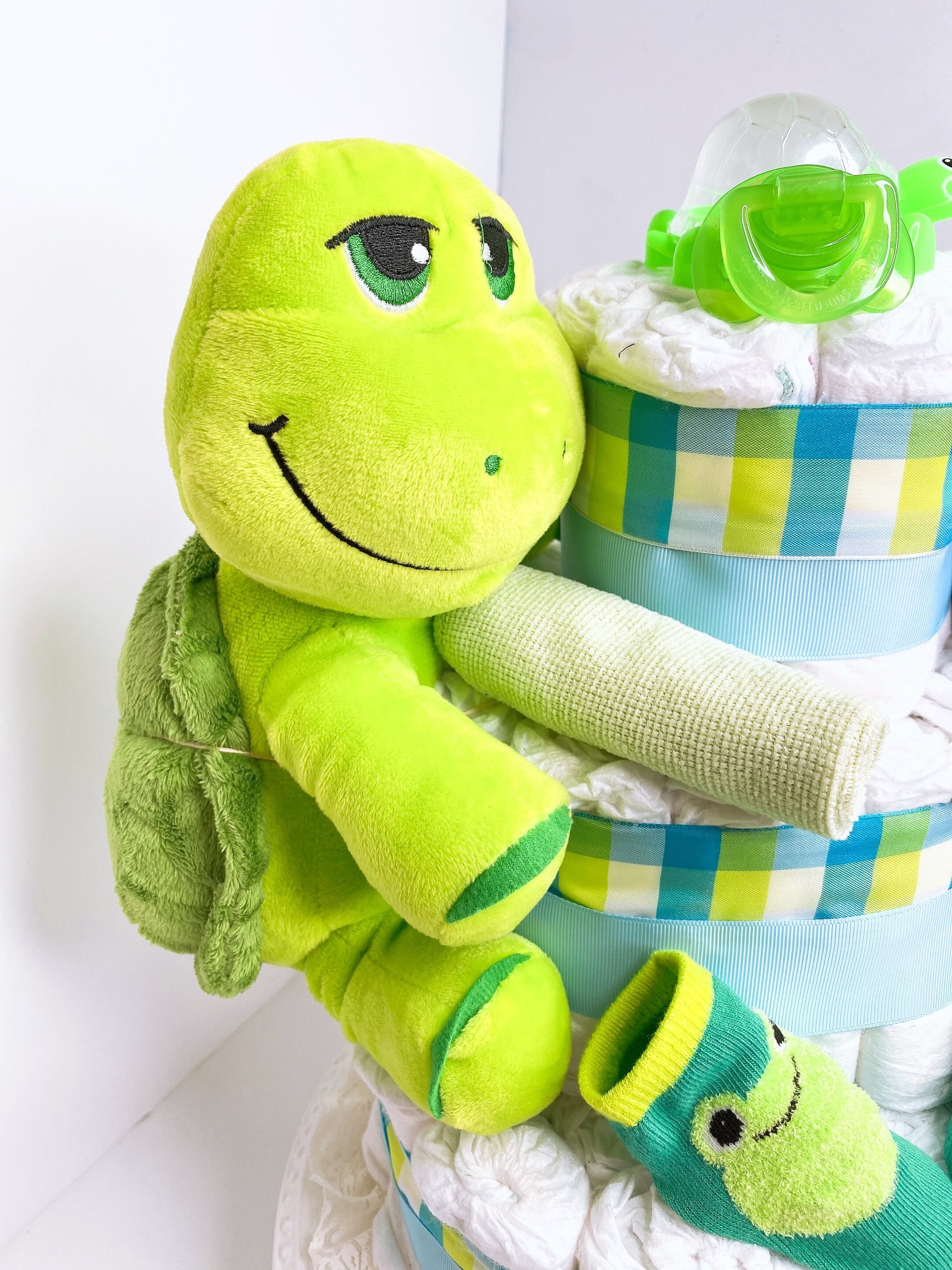 Turtle Diaper Cake Turtle Theme Centerpiece - Etsy