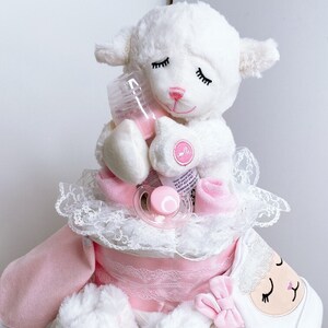 Lamb Diaper Cake Easter Diaper Cake Easter Themed - Etsy