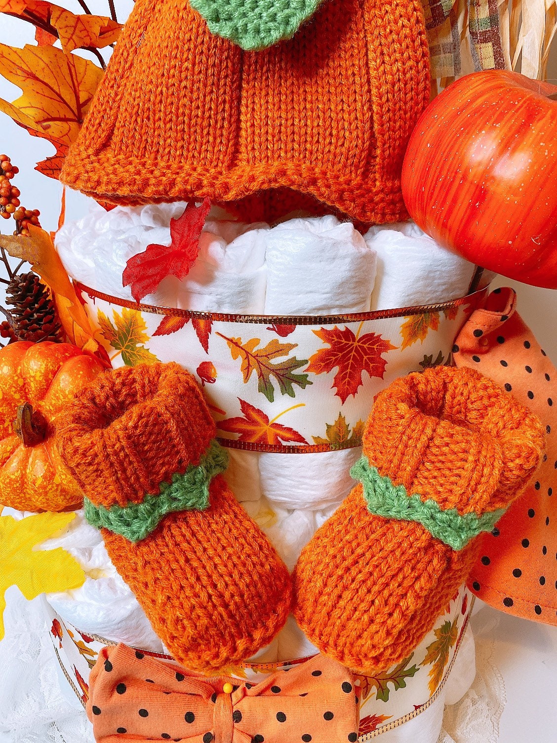 Pumpkin Diaper Cake Pumpkin Diaper Cake Harvest Themed - Etsy