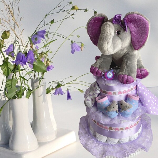 Diaper Cake Elephant - Etsy