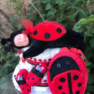 Ladybug Diaper Cake,ladybug Theme - Etsy