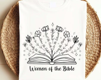 Women of the Bible Svg, Faith, Jesus Png, Religious Quote Png, Shirt ...