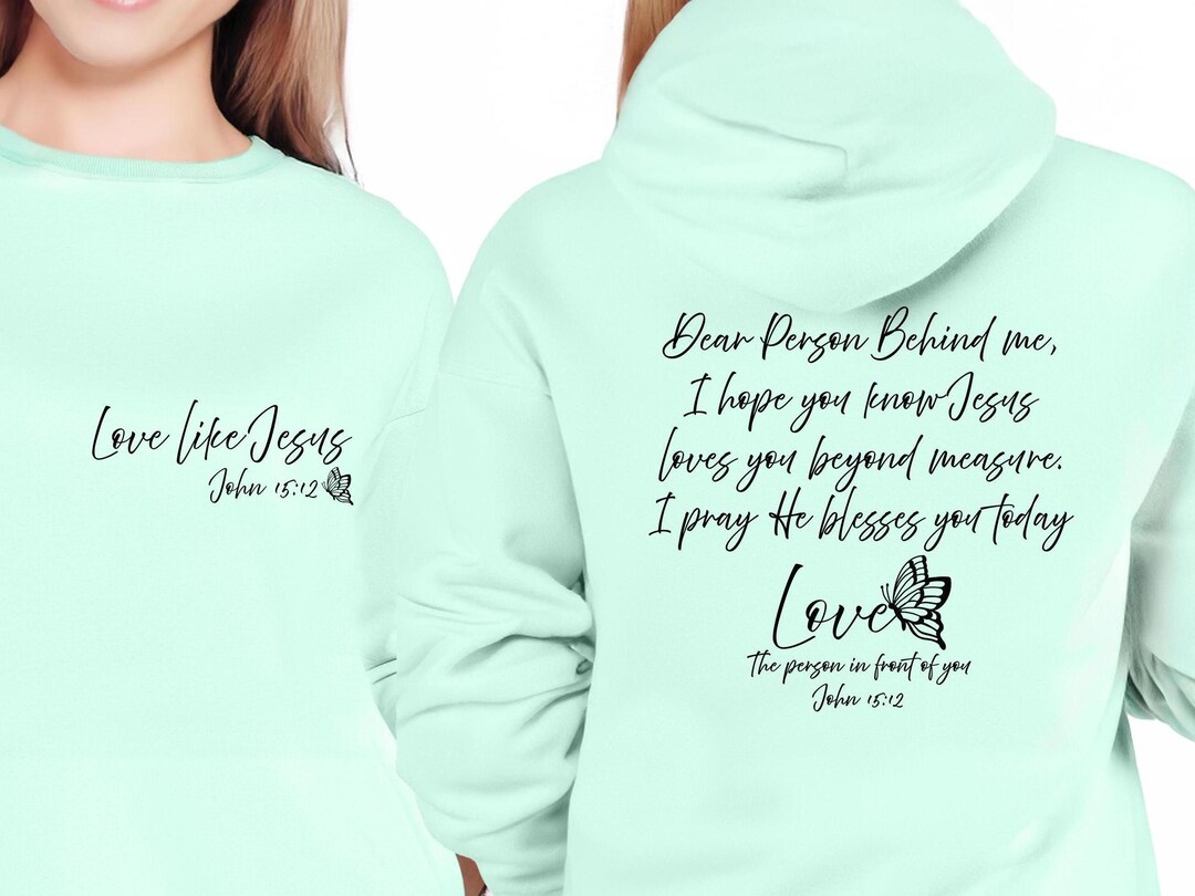 Dear Person Behind Me Svg, Christian Quote, Inspirational Quote ...