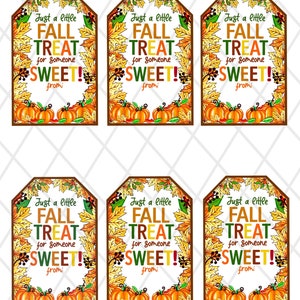 Personalized Gift Tags Fall Tags Printable Teacher - Etsy