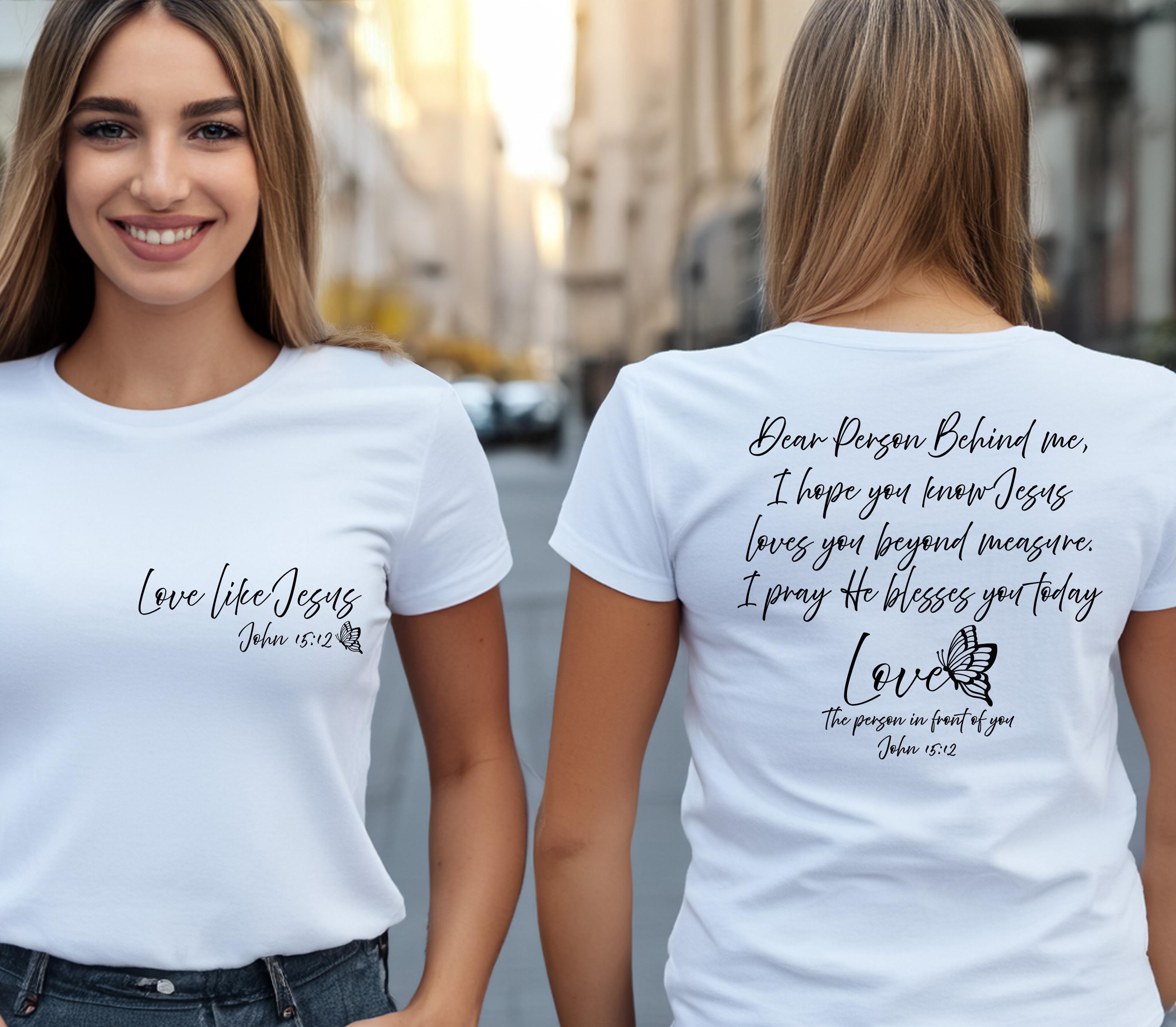 Dear Person Behind Me Svg, Christian Quote, Inspirational Quote ...