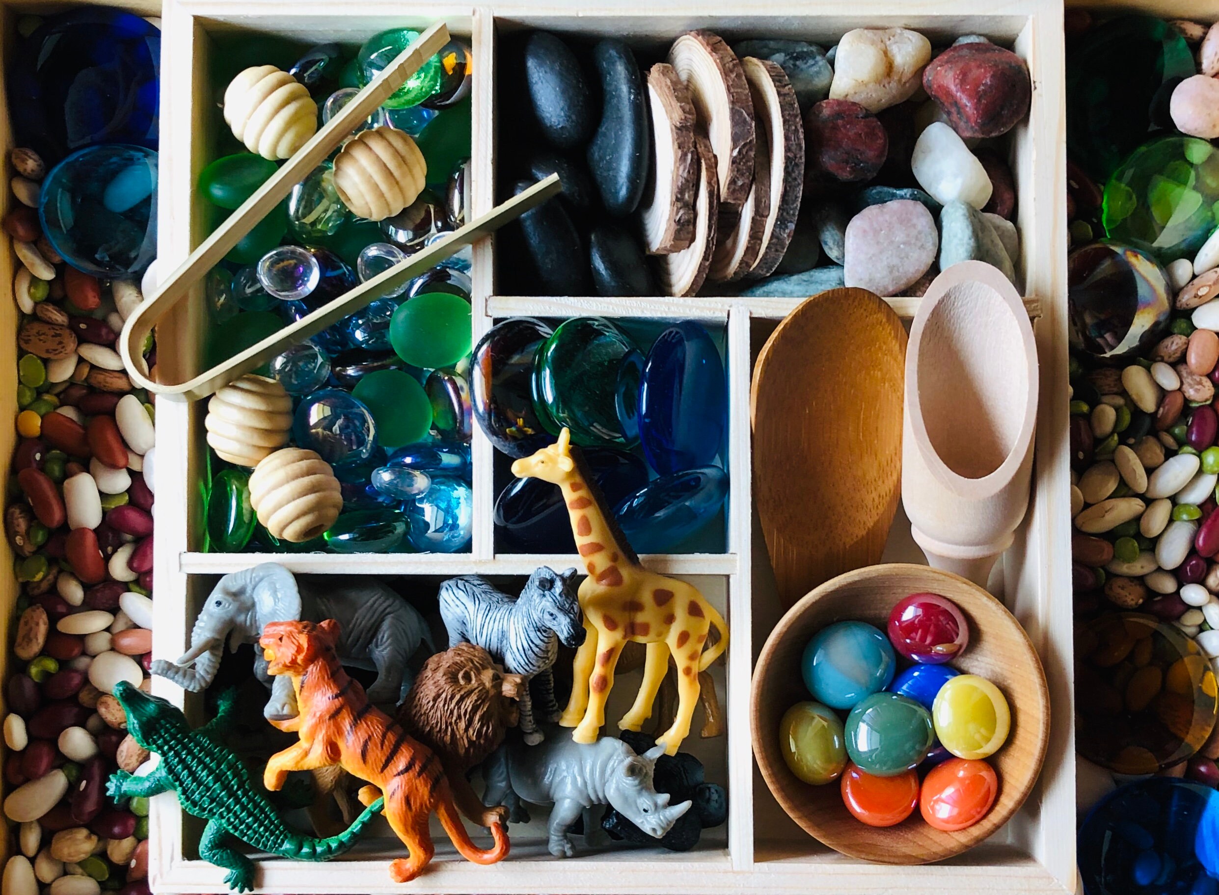 Zoo Animals Sensory Table